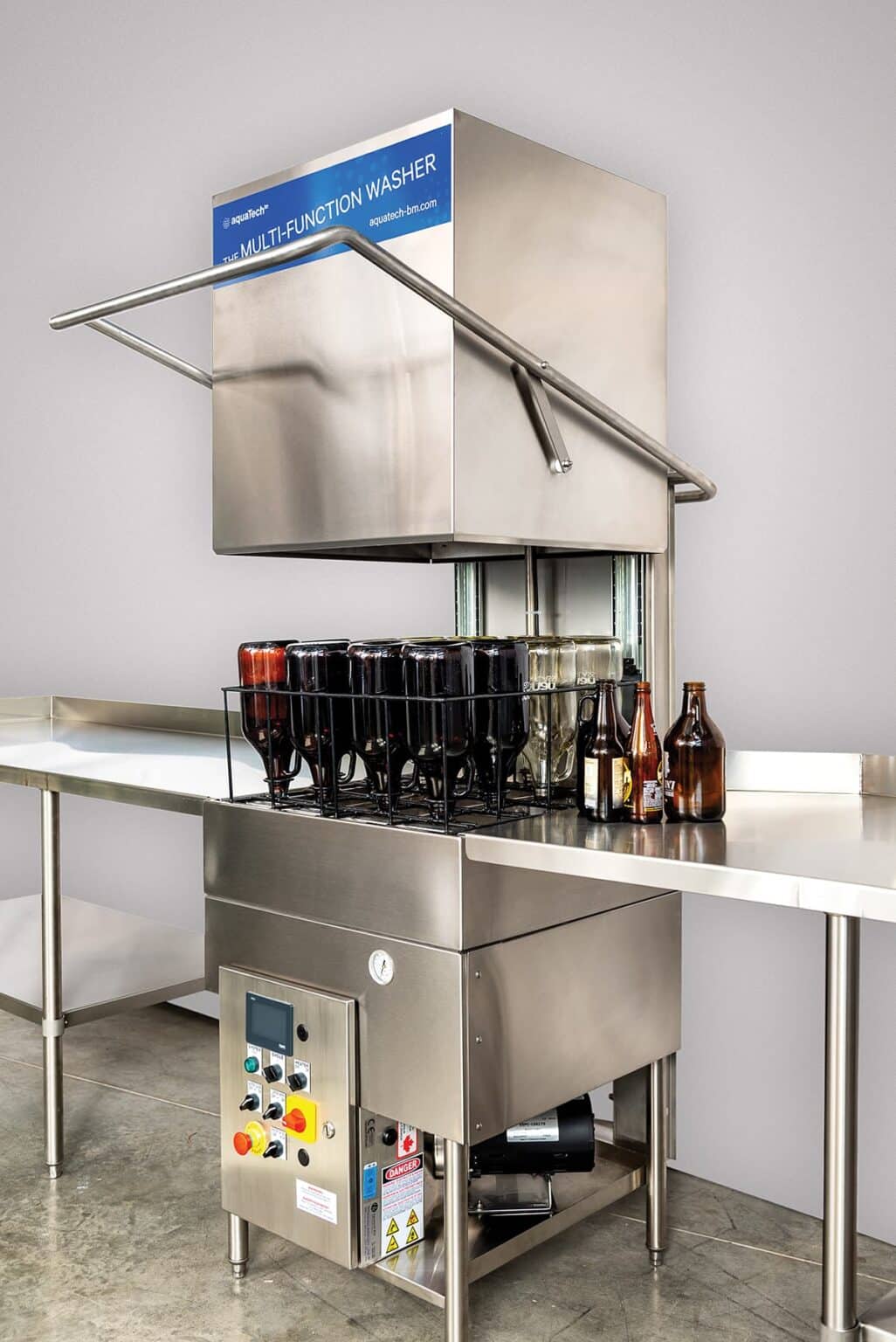 Commercial Bottle Washer - Container cleaner and sanitizer