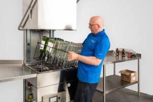 Wine Bottle Washer cleaner and sanitizing machine - Aquatech- BM